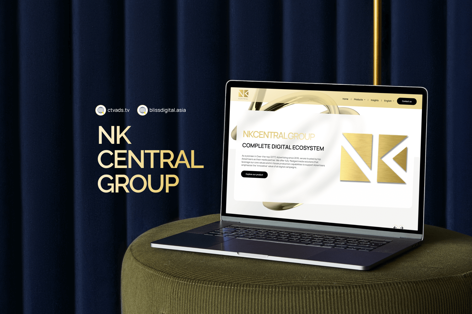 Dự án website NK CENTRAL GROUP